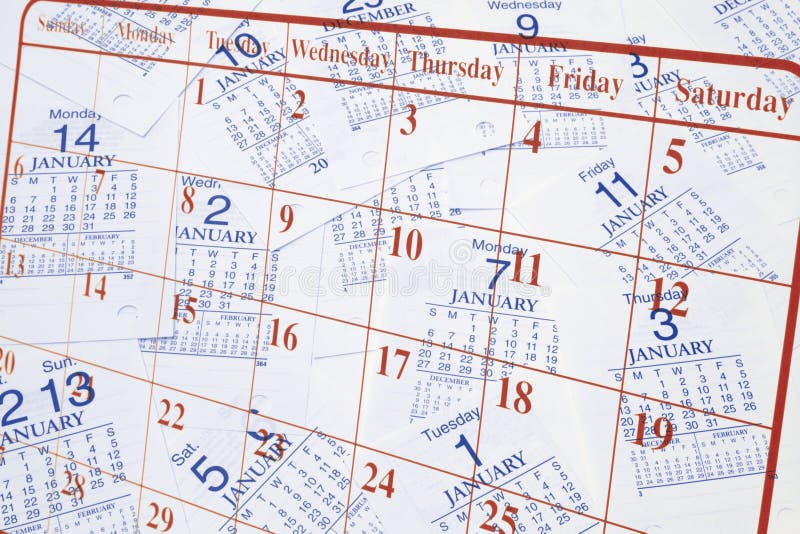 Calendar Pages stock photo. Image of reminder, schedule - 9211622