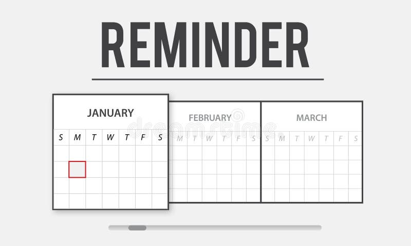 Calendar Plan Reminder Appointment Concept Stock Illustration ...