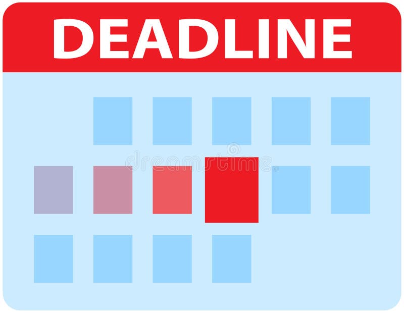 Calendar with Red Marked Dates. Scheduling, Planning Time, Timetable To ...