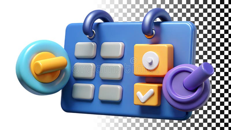Calendar Date and Time Management Tool Png Transparent Image Generative ...