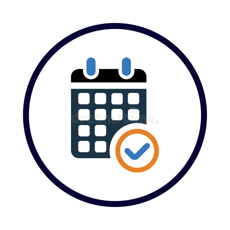 Calendar, Schedule, Checker, Calendar Schedule Icon Stock Vector ...