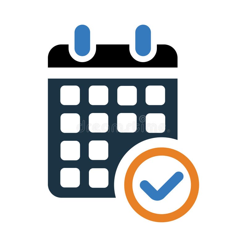 Calendar, Schedule, Checker, Calendar Schedule Icon Stock Vector ...