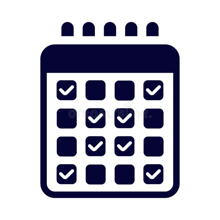 Calendar, Schedule, Checker, Calendar Schedule Icon Stock Vector ...