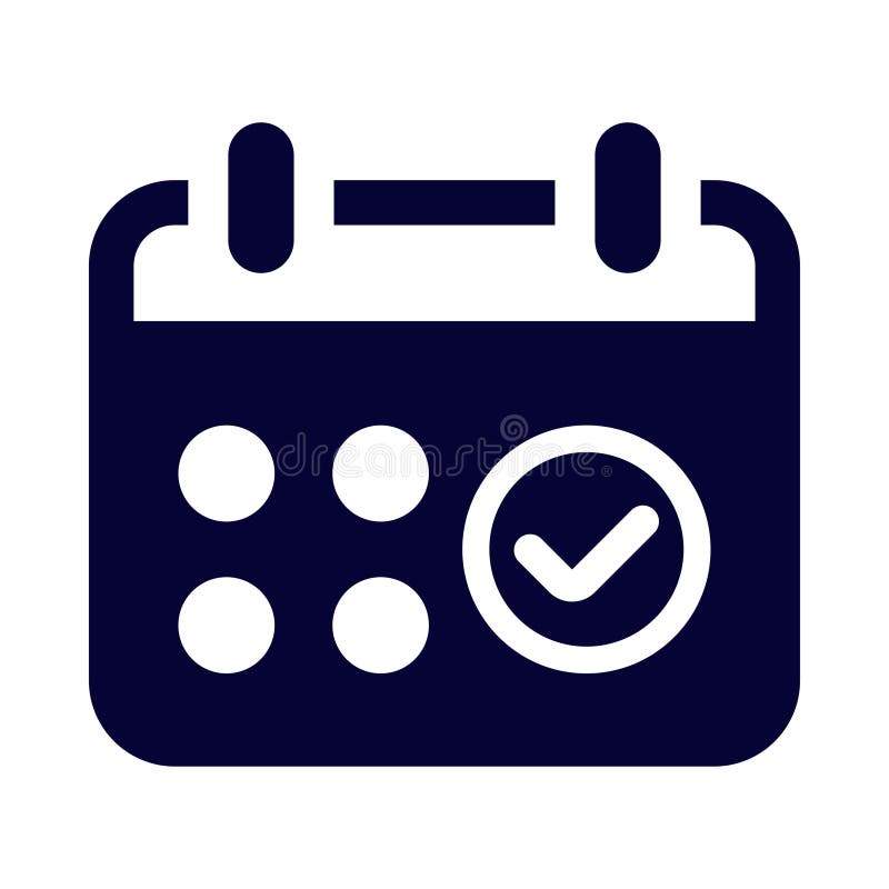 Calendar, Schedule, Checker, Calendar Schedule Icon Stock Vector ...