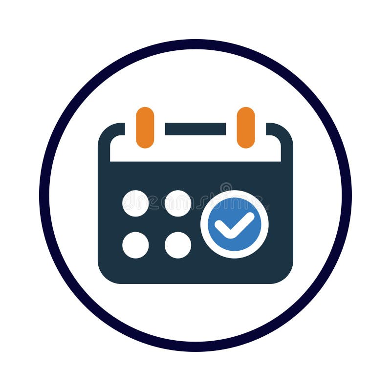 Calendar, Schedule, Checker, Calendar Schedule Icon Stock Vector ...