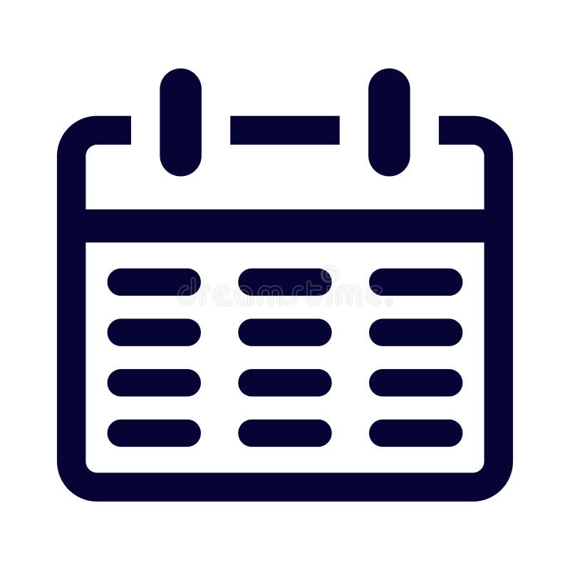 Calendar, Schedule, Calendar Schedule Icon Stock Vector - Illustration ...