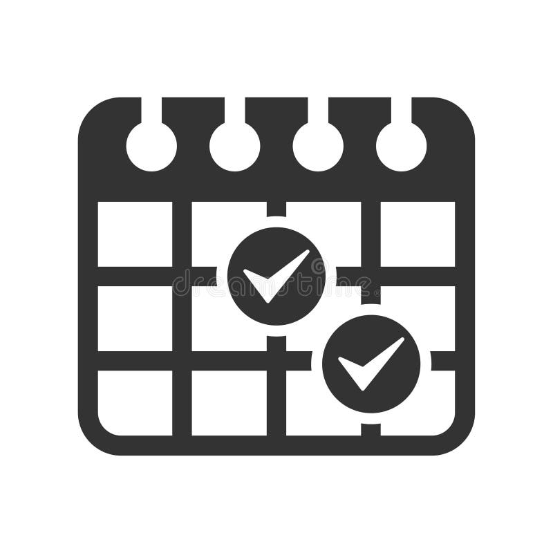 Calendar, Schedule icon stock vector. Illustration of graphic - 175004869