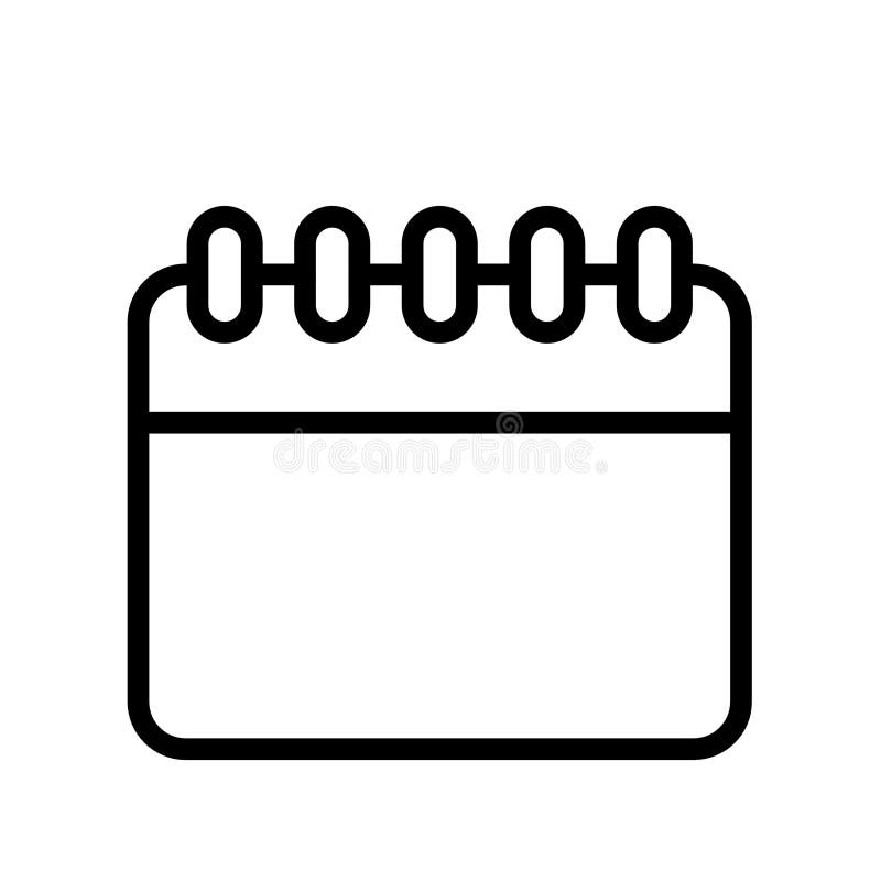 Calendar Schedule - Vector Icon Stock Vector - Illustration of business ...