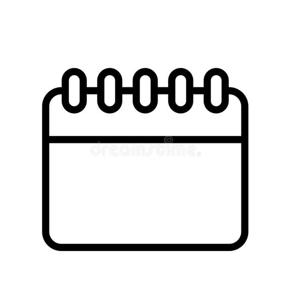 Calendar Schedule - Vector Icon Stock Vector - Illustration of business ...