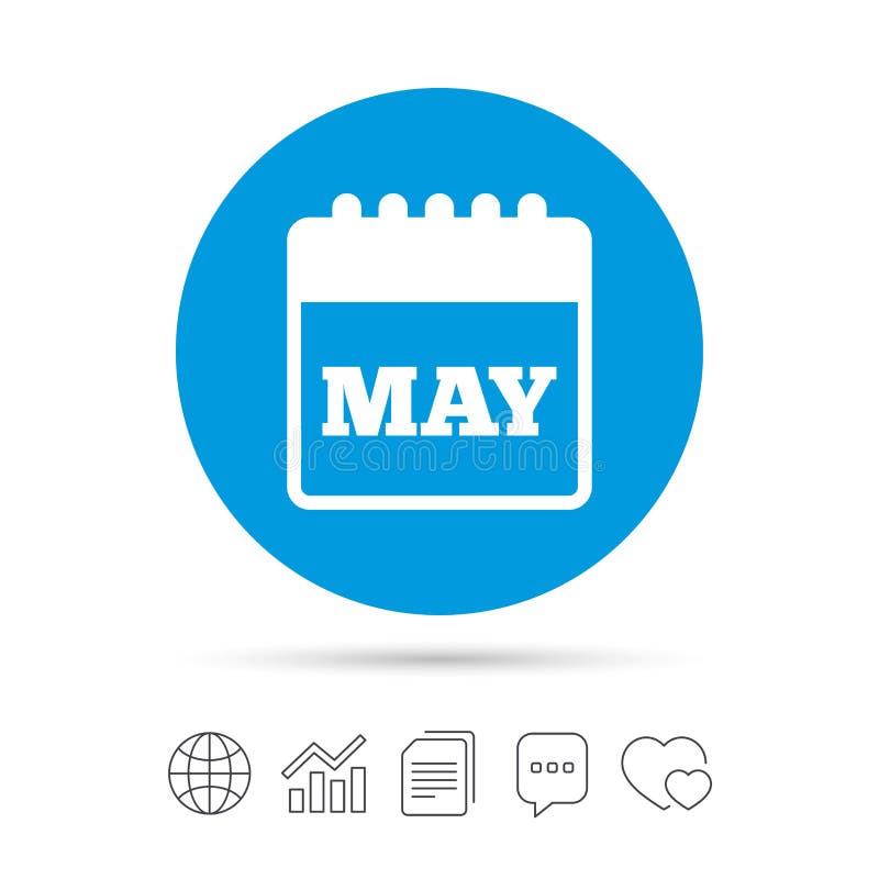 Calendar Sign Icon May Month Symbol Stock Illustrations – 3,976 ...