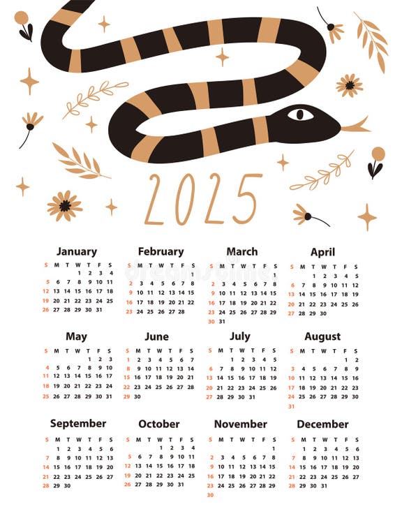 Calendar 2024 Starting from Sunday. Vector Illustrations Stock Vector ...