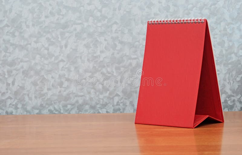 Calendar on table stock photo. Image of spiral, calendar - 26705926