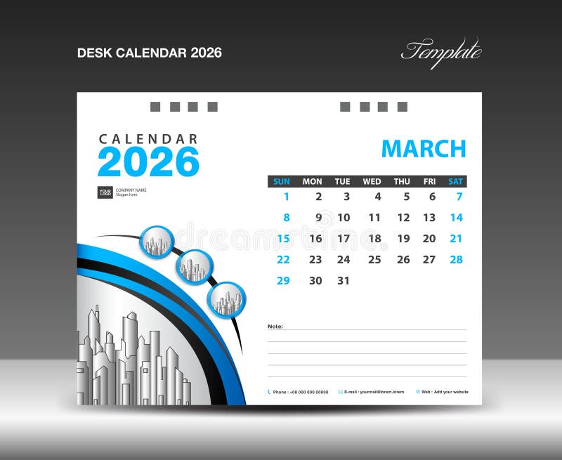 Calendar 2026 Templat, March 2026 Template. Wall Calendar Design ...