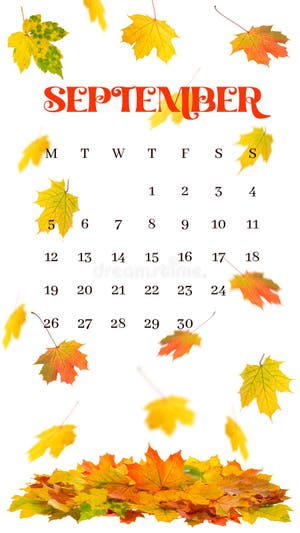 Calendar Template September 2022 Autumn Fall Template Instagram Story Calendar Template September 2022 Autumn Fall Template Instagram Story