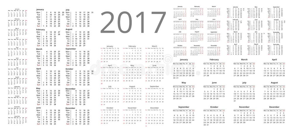 Calendar Types Stock Illustrations – 897 Calendar Types Stock ...