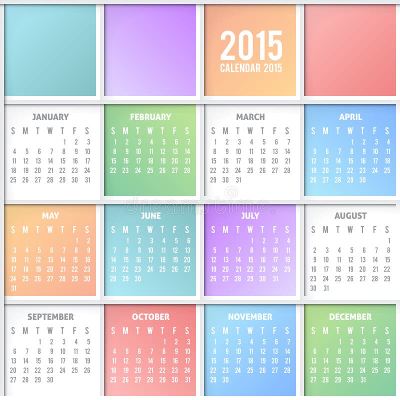 Vector calendar grid stock vector. Illustration of round - 79629674