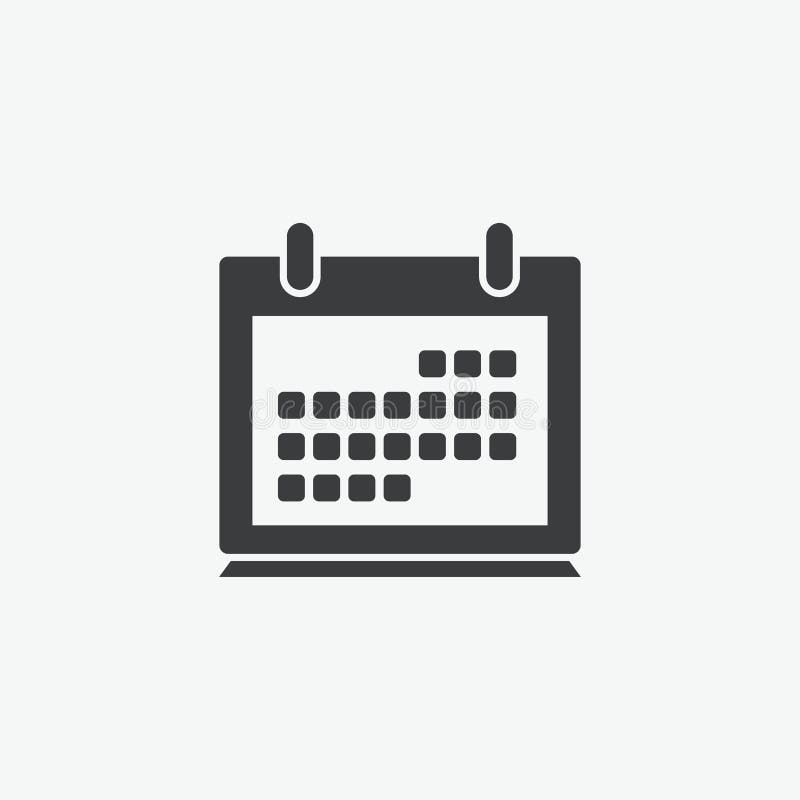 Calendar Vector Icon stock vector. Illustration of business - 240425515