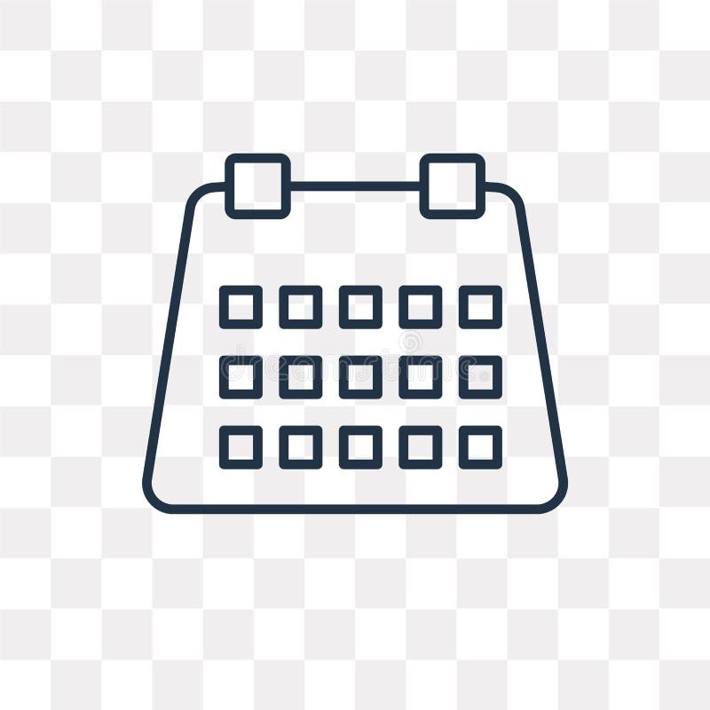 Calendar Icon Thin Png Stock Illustrations – 606 Calendar Icon Thin Png ...