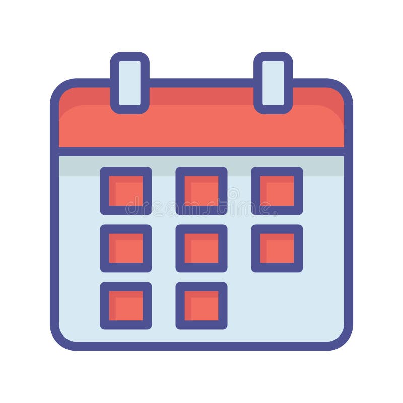 Calendar Vector Icon Which Can Easily Modify or Edit Stock Vector ...