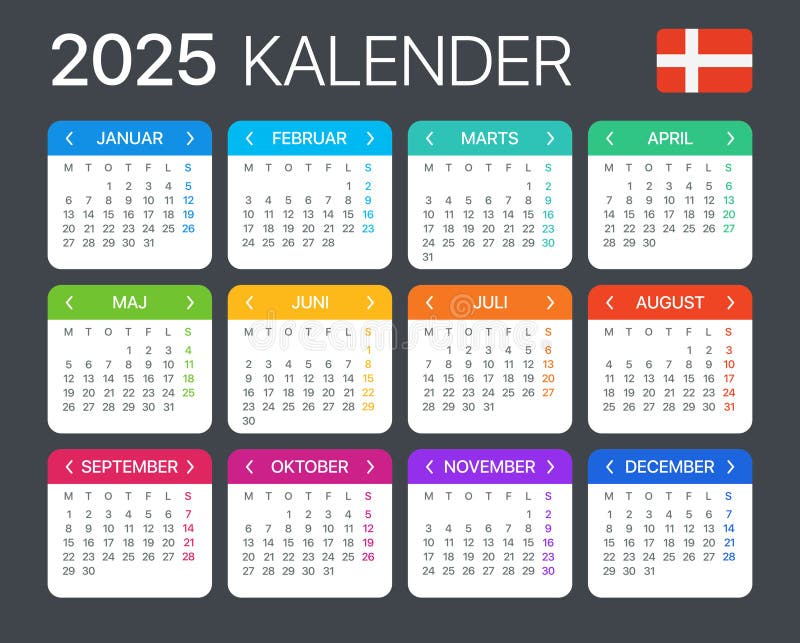 Danish Calendar Stock Illustrations – 240 Danish Calendar Stock ...