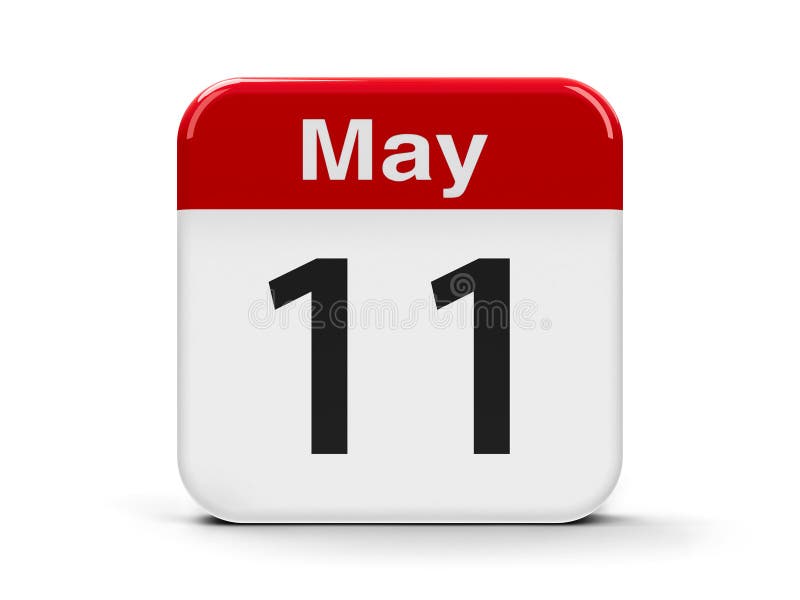 11th May Calendar stock illustration. Illustration of number - 148098145
