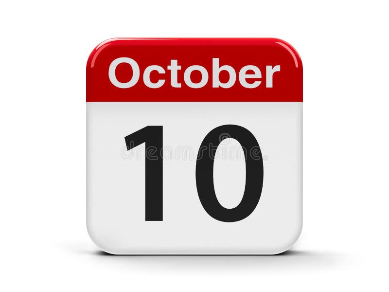 10th October stock illustration. Illustration of start - 101294154