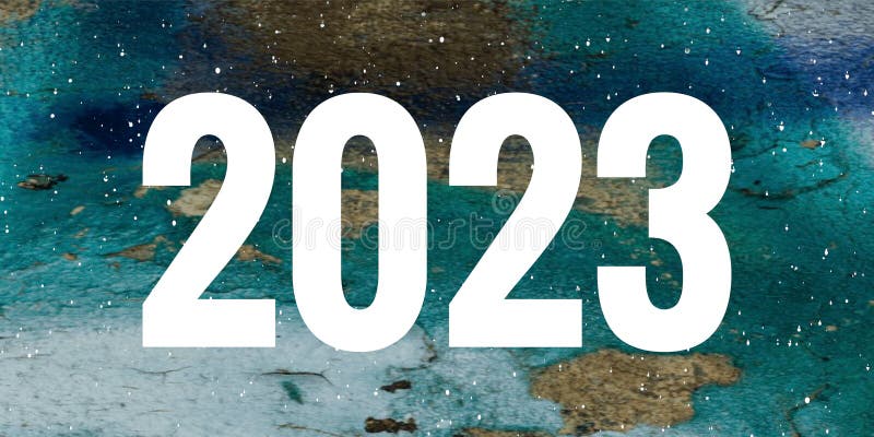 Calendar Year 2023 Background Abstract Illustration Header Stock ...