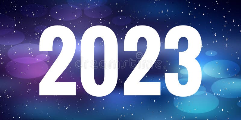 Calendar Year 2023 Background Abstract Illustration Header Stock ...
