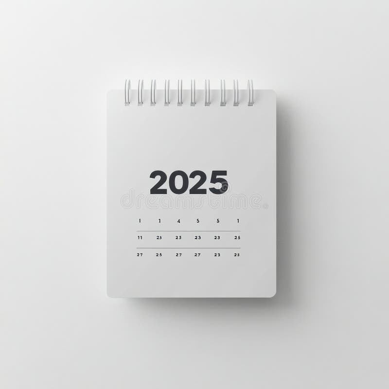 Calendar for the Year 2025 Featuring a Minimalist Design and Clear ...