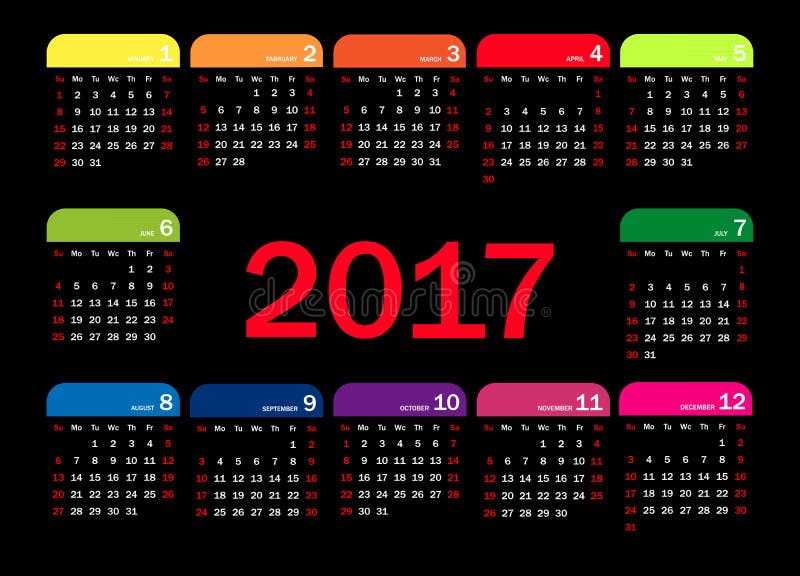 Calendar 2017 stock illustration. Illustration of april - 77664837 Calendar 2017 stock illustration. Illustration of april - 77664837