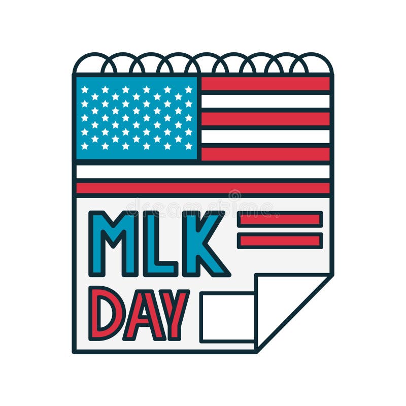 Calendario De Martin Luther King Ilustración del Vector - Ilustración ...