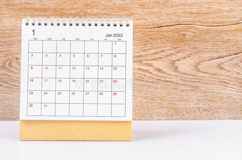 Calendario Del Escritorio De Enero De 2022 Sobre Fondo De Madera Imagen ... Calendario Del Escritorio De Enero De 2022 Sobre Fondo De Madera Imagen ...
