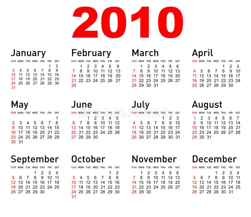 Calendario 2006 stock de ilustración. Ilustración de color - 284799