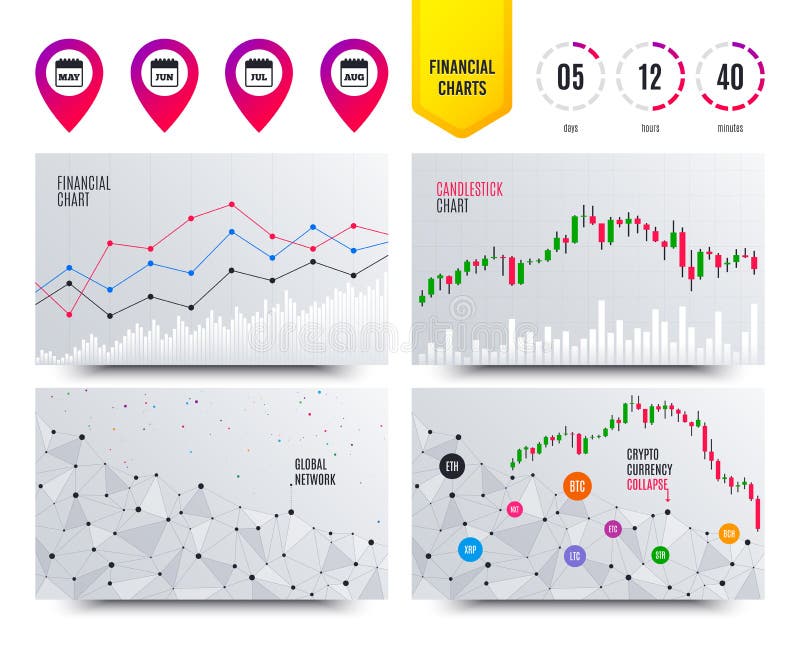 Calendario Mayo, Junio, Julio Y August Vector Ilustración del Vector ...