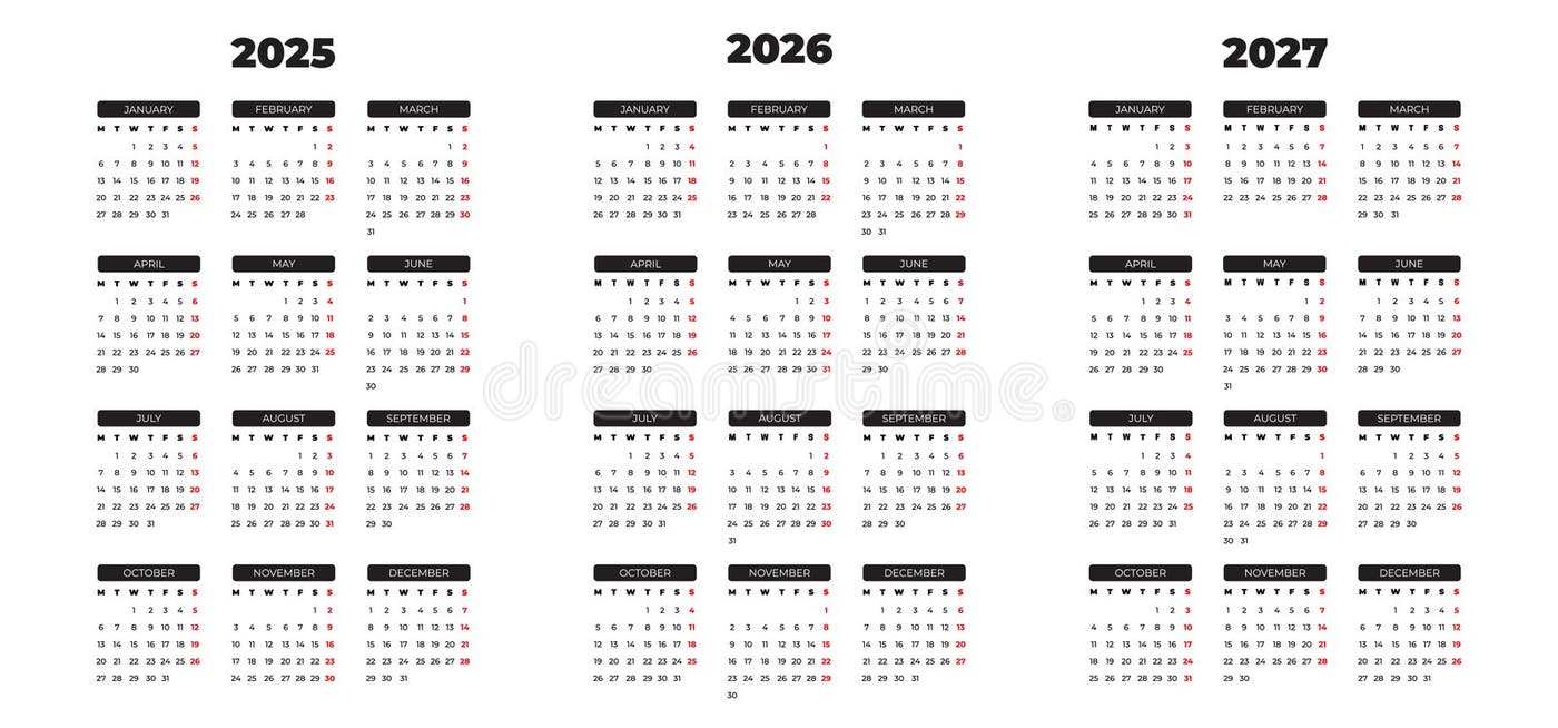 Calendars 2026 Stock Illustrations – 2,227 Calendars 2026 Stock ...