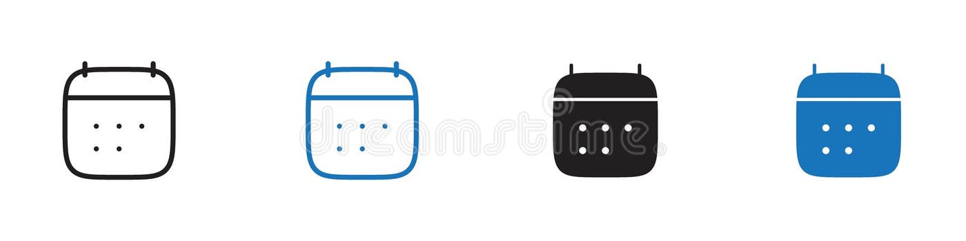 Calender Icon Stock Illustrations – 30,274 Calender Icon Stock ...