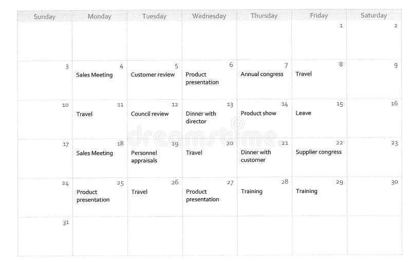 A Very Busy Schedule on a Calender. Stock Photo - Image of mamager ... A Very Busy Schedule on a Calender. Stock Photo - Image of mamager ...