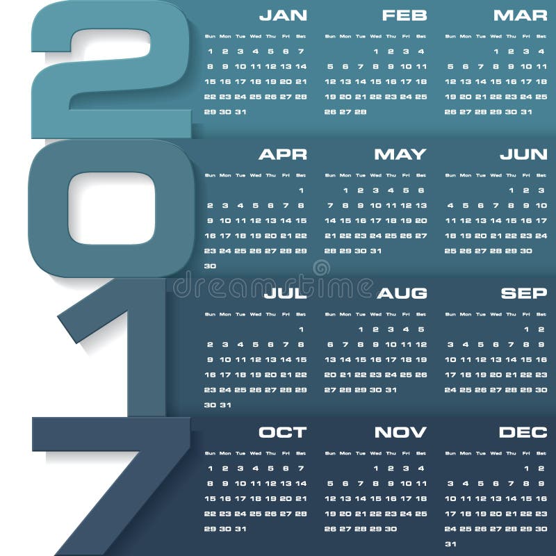 Calendrier De Conception Moderne Calibre De Conception De Vecteur De ...