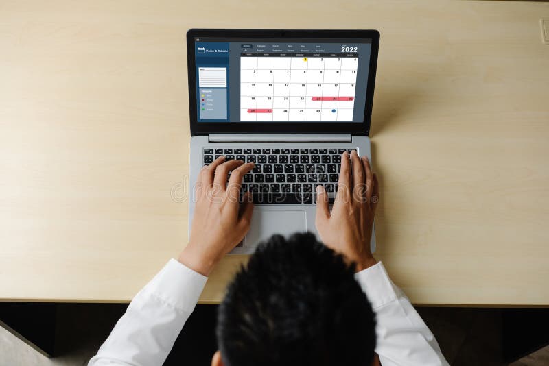Calendrier Sur L'application De Logiciel Informatique Pour La ... Calendrier Sur L'application De Logiciel Informatique Pour La ...