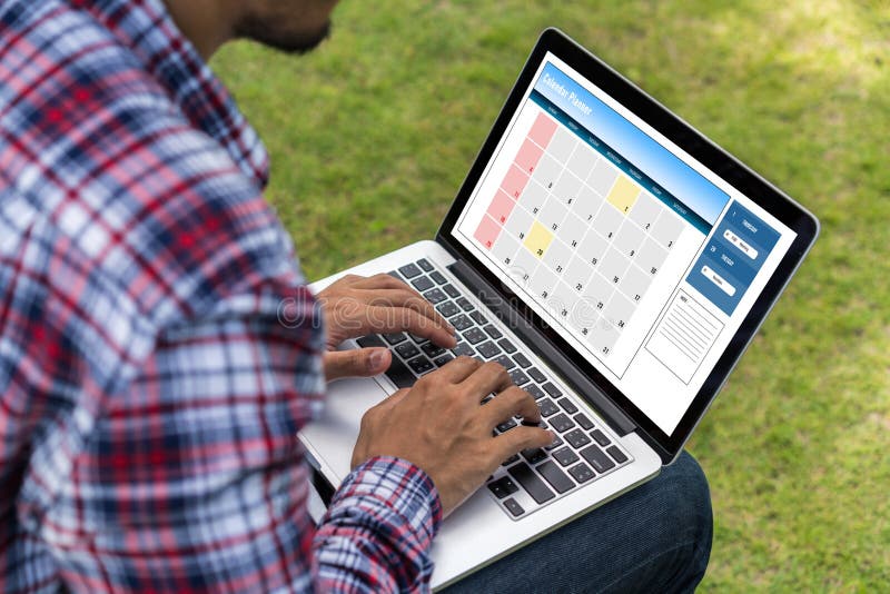 Calendrier Sur L'application De Logiciel Informatique Pour La ... Calendrier Sur L'application De Logiciel Informatique Pour La ...
