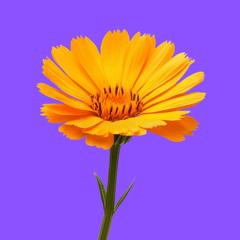 Calendula Flower Isolated on a Transparent Background Stock ...