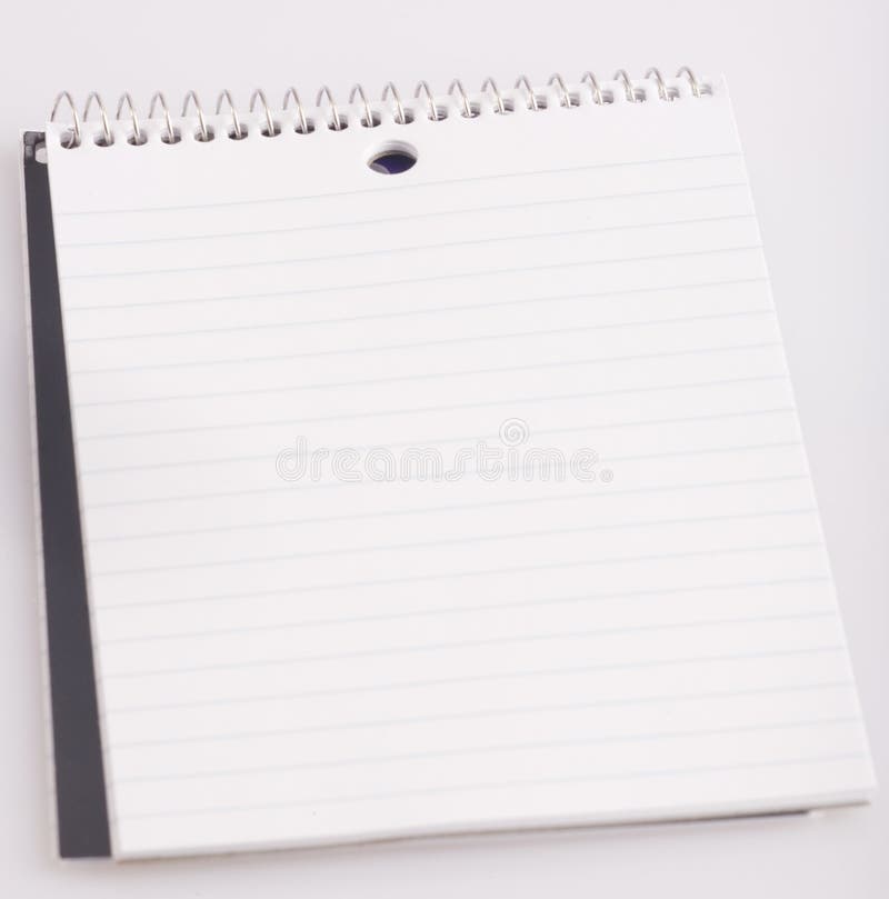 Calepin photo stock. Image du poche, blanc, papeterie - 11608276