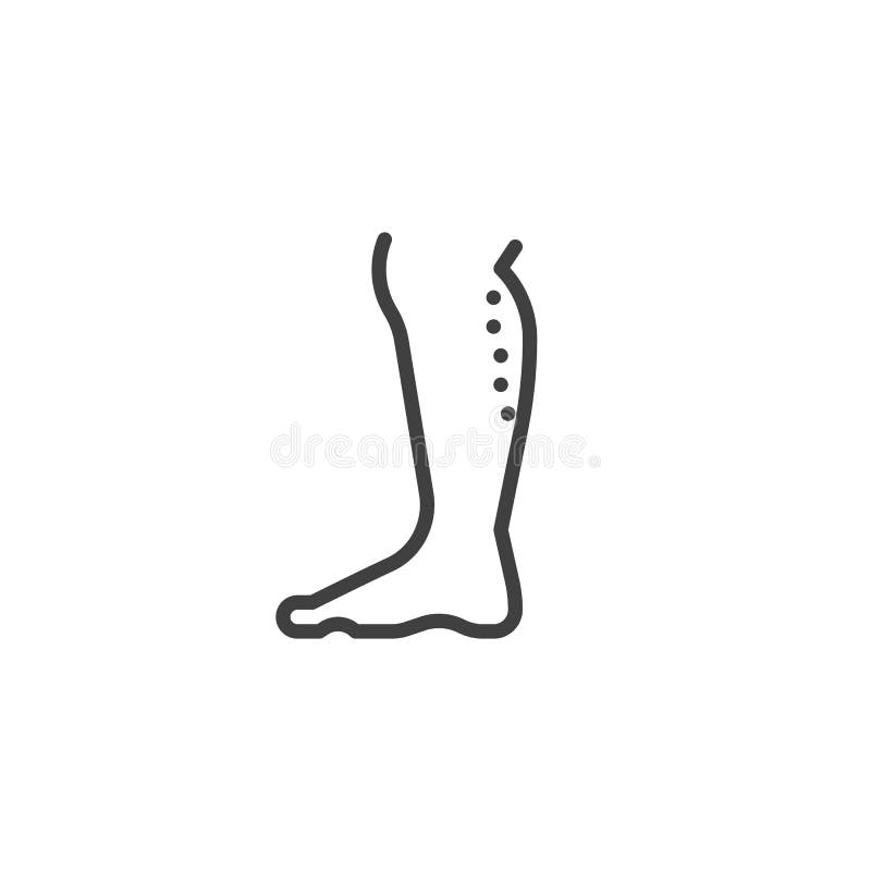 Calf Reduction Outline Vector Icon Stock Illustrations – 4 Calf ...