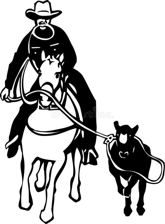 Team Roping Silhouette Clip Art
