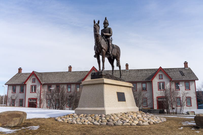 Fort Calgary National Historic Site of Canada. Editorial Image - Image ...