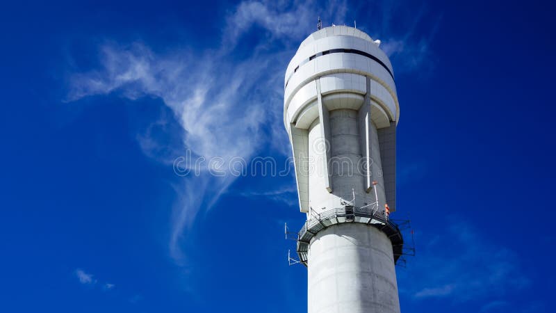 Calgary Air Traffic Control Tower Stock Photo - Image of canada ...