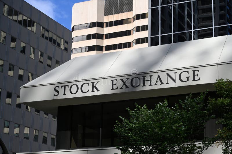 Calgary, AL, Canada - August 10, 2023: STOCK EXCHANGE Building in ...