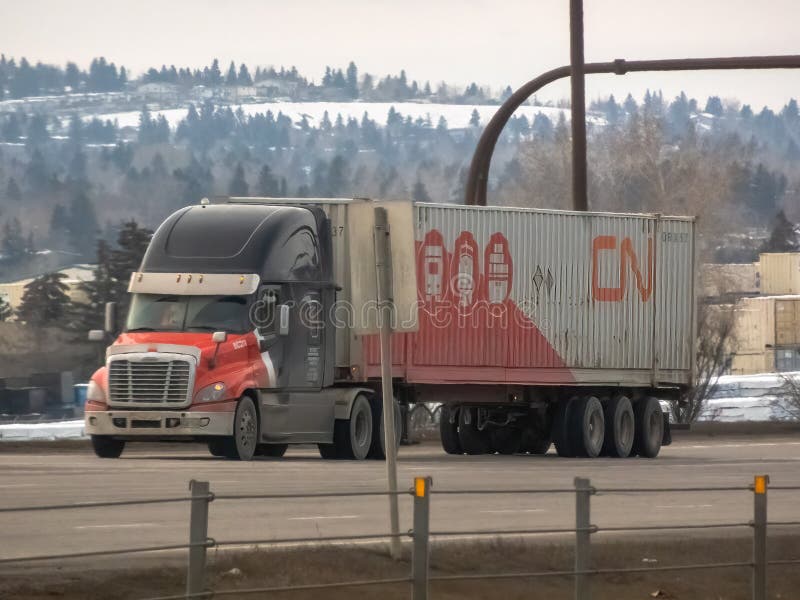 A Full-load Trucking Company Transporting an Import and Export Cargo ...