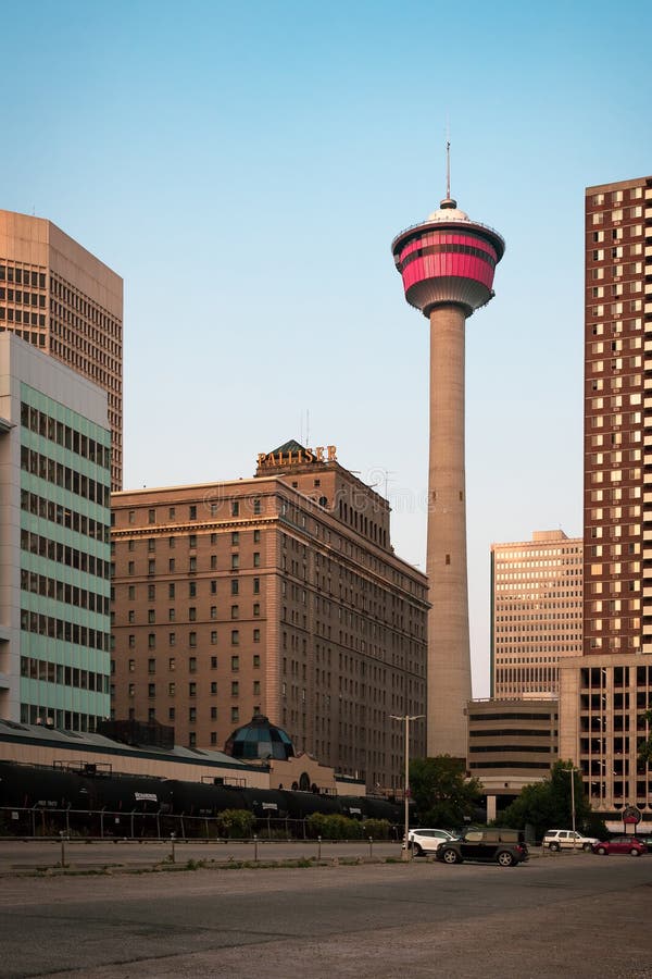 Calgary Tower editorial stock photo. Image of canadian - 176151778