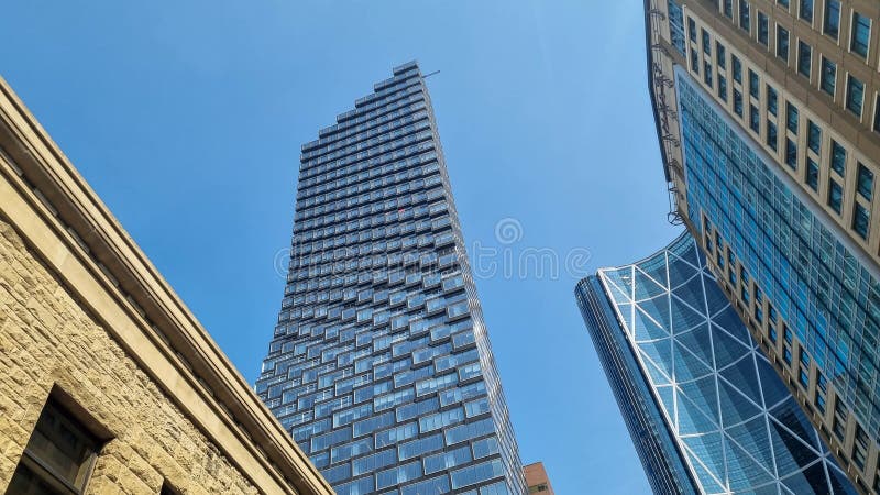 Calgary, Alberta, Canada - August 07, 2023. the Downtown of Calgary ...